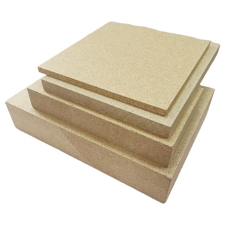 Vermiculite board for fire protection and thermal insulation