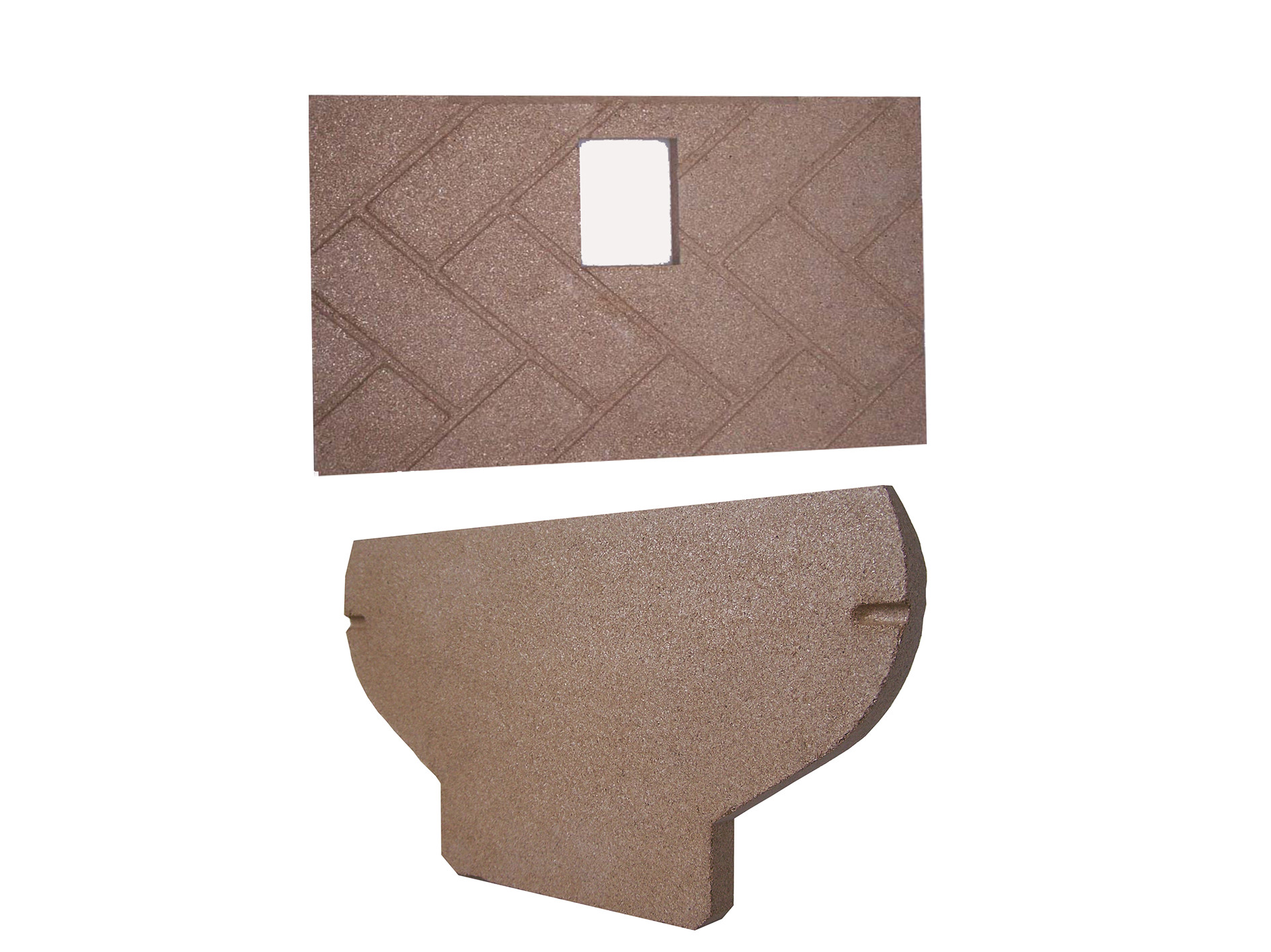 Ceramic Fiber Fireplace Insulation Board For Wood Stove 230x114mm