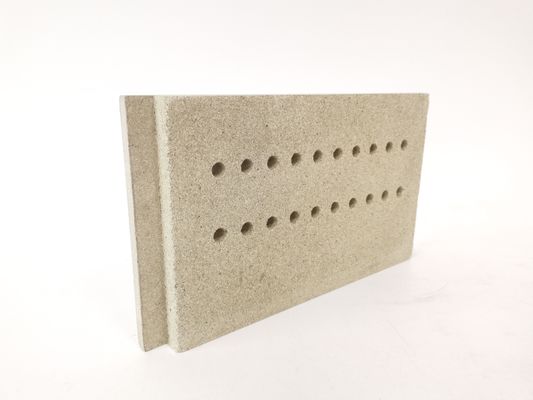 Gray Vermiculite Fire Brick Board , Industrial Brick Effect Fireboard ...